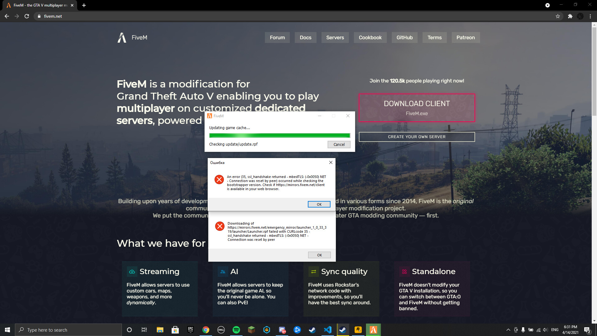Getting two errors - FiveM Client Support - Cfx.re Community