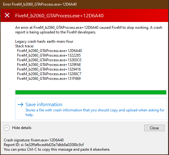 FiveM Crashing After Every 30 Minutes - FiveM Client Support - Cfx.re ...