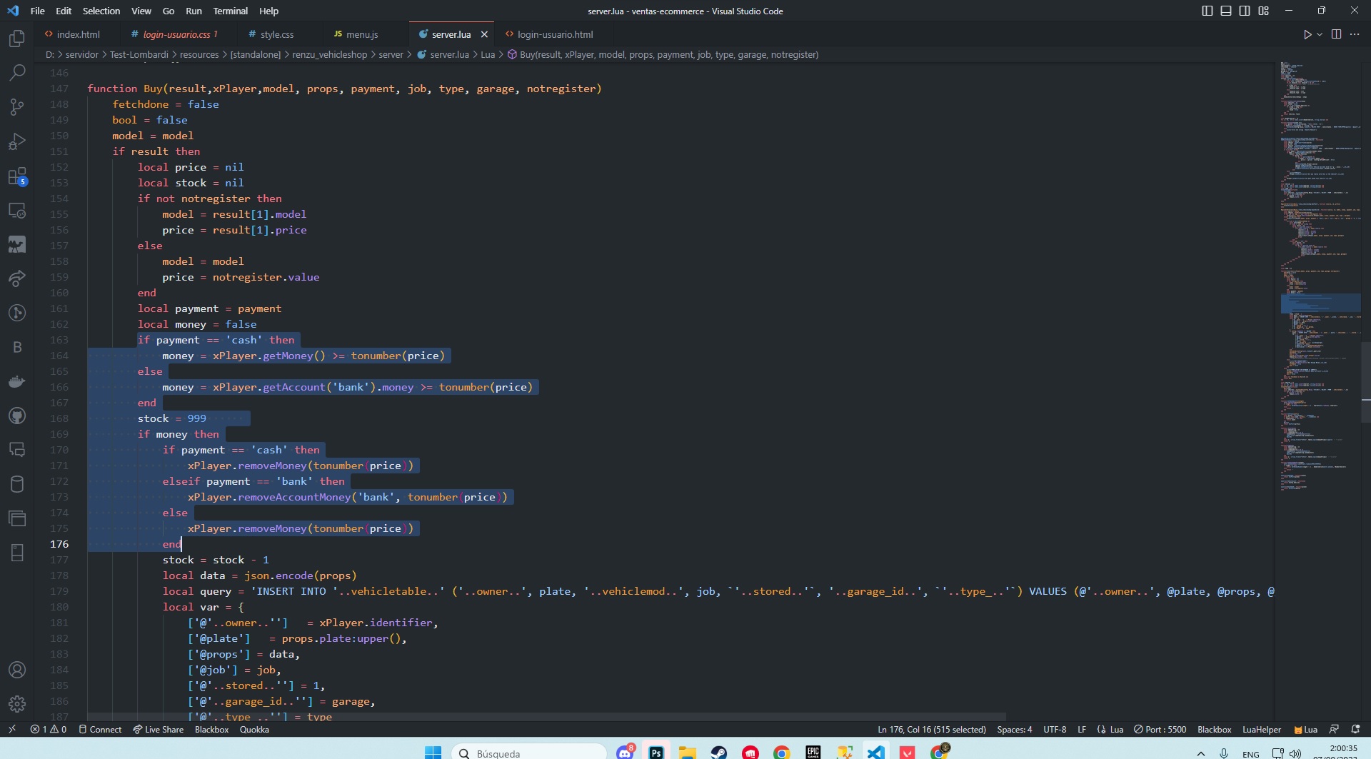Problems with cash item for qbcore - QBCore - Cfx.re Community
