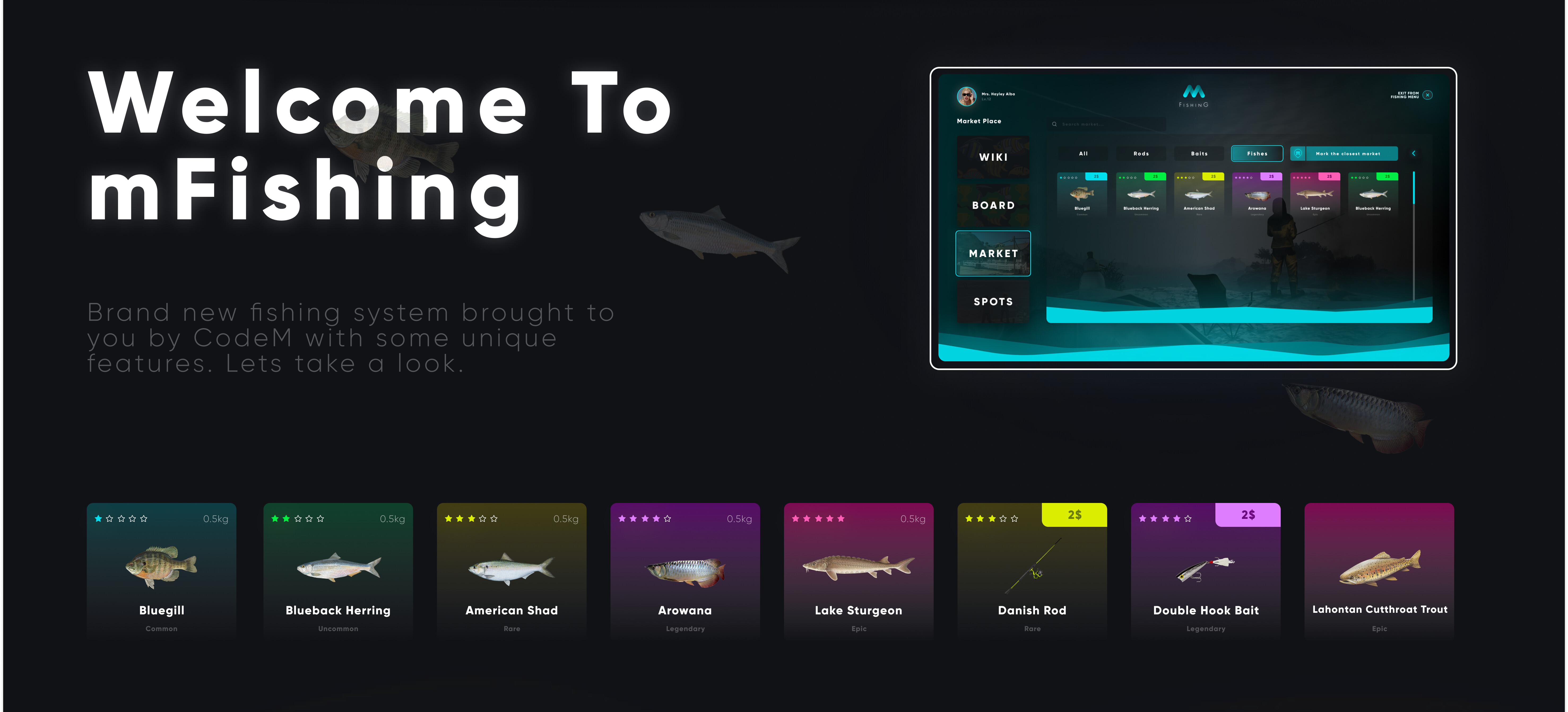 CodeM mFishing (Advanced Fishing) ESX- QB - FiveM Search
