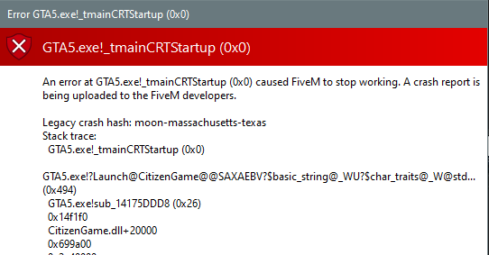 I tried to boot up FiveM and i get an error - FiveM Client Support ...