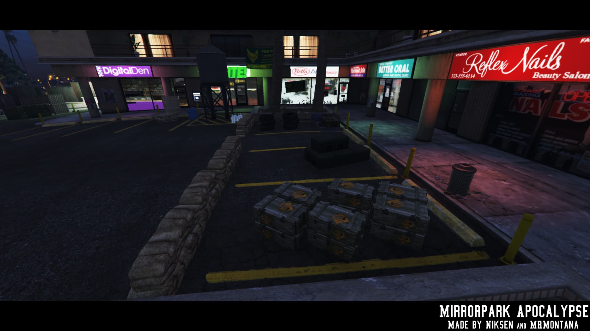 Mirror Park Safezone / Military HQ Apocalypse MAP - FiveM Releases ...