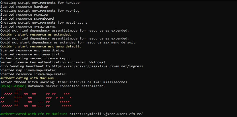 [HELP] Couldn't start es_extended and esx_menu_default - ES/ESX - Cfx ...
