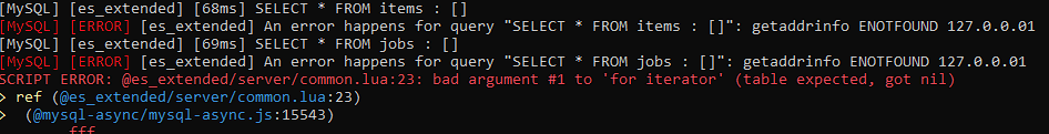 Es_Extended Mysql Error - ES/ESX - Cfx.re Community Es_Extended Mysql Error - ES/ESX - Cfx.re Community