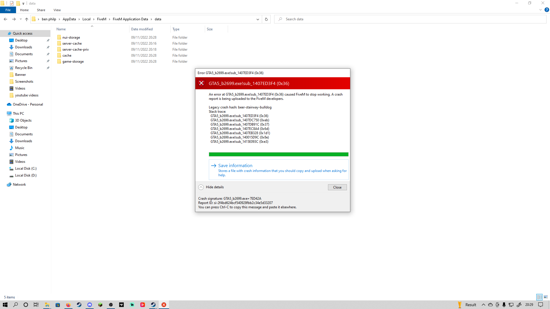 Laodinf Fivem Error Fivem Client Support Cfx Re Community