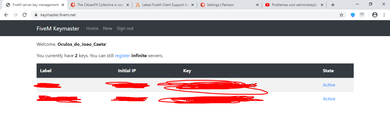 I've just bought a patreon plan and no benefits (credit card) - FiveM ...