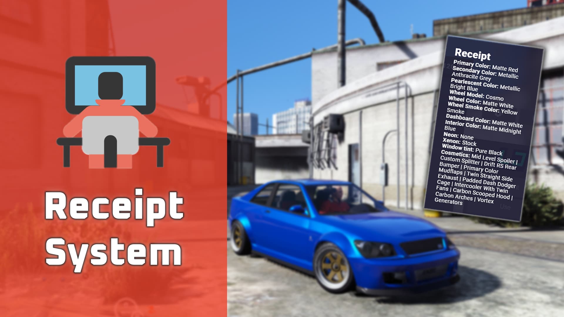 [QBCORE] QB-CUSTOMS REWORK | Receipt system - FiveM Releases - Cfx.re Community