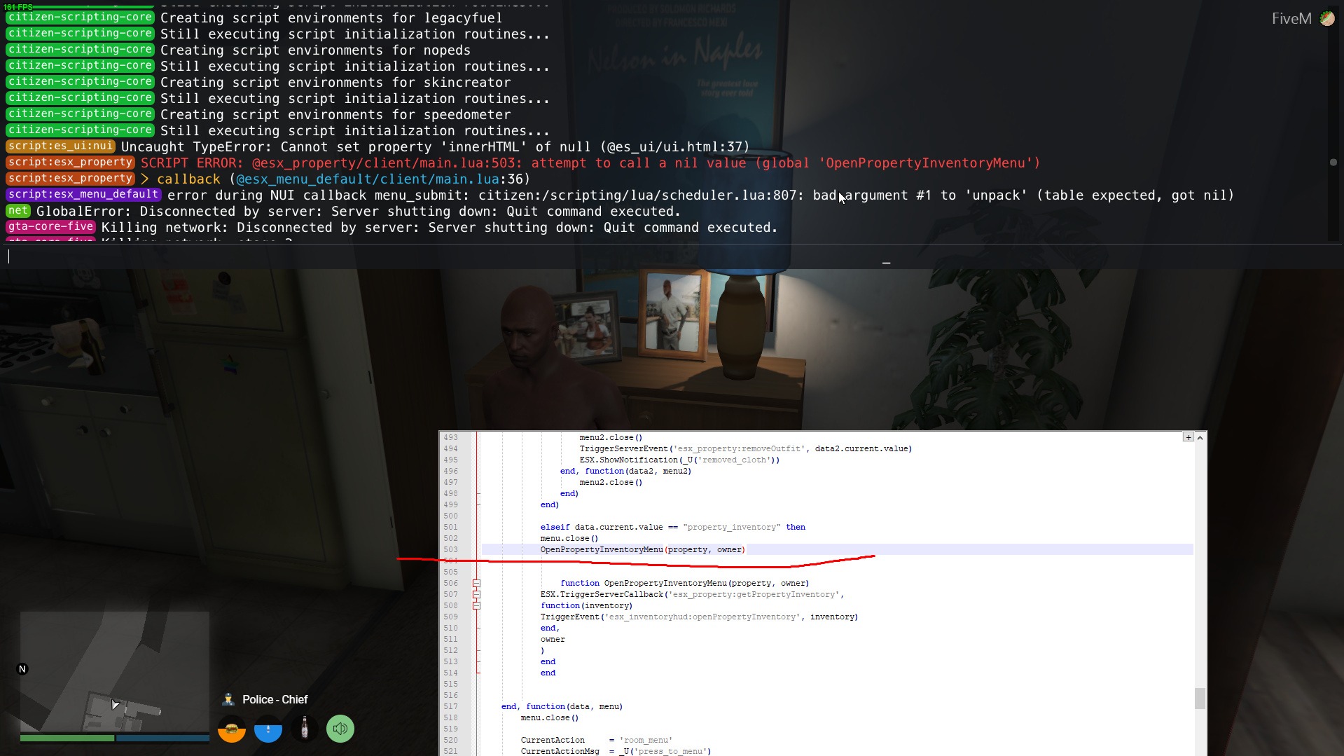 [HELP] Script error. Attept to call a nil value - Discussion - Cfx.re Community