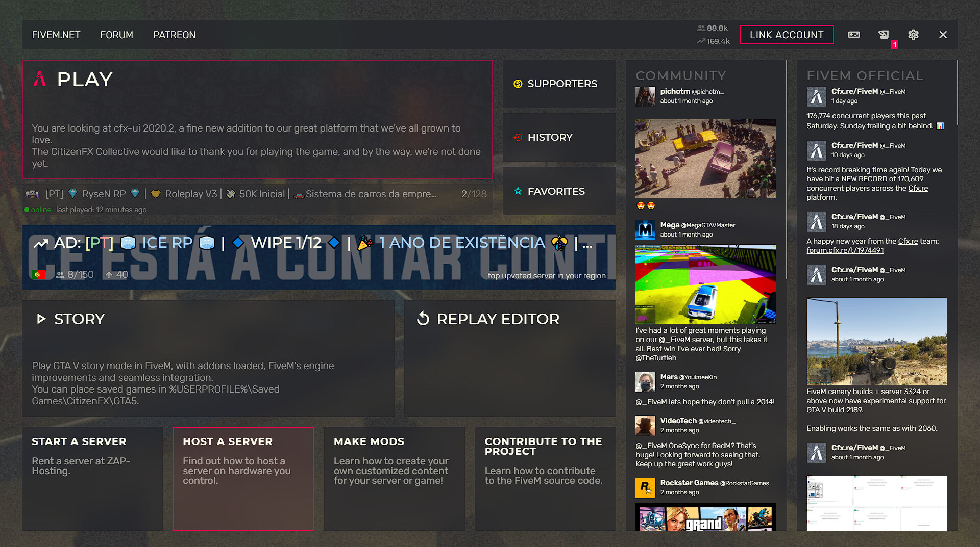 I try to open the fivem and open it in the task manager but it doesn't ...