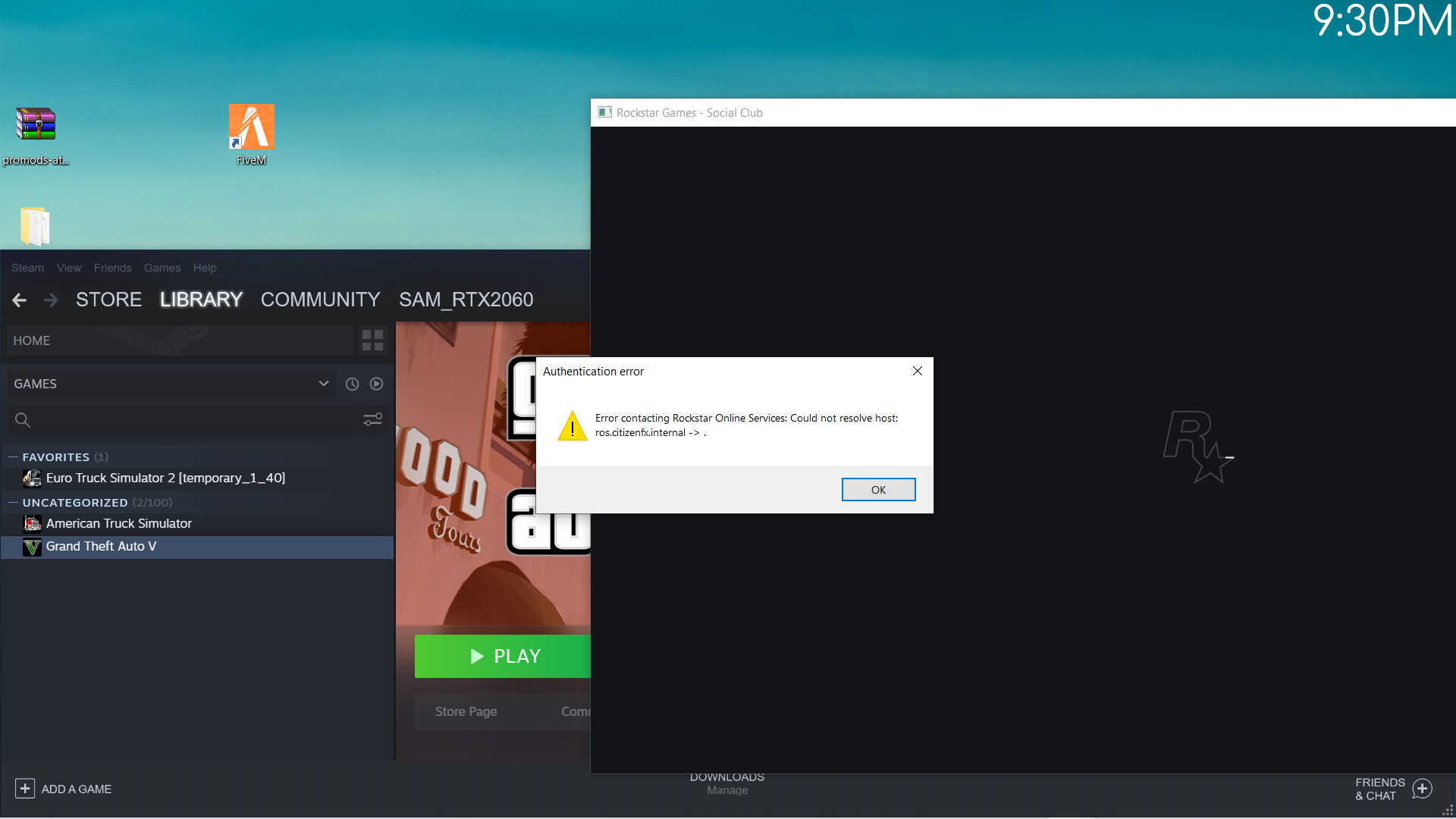 I am unable to launch FIVEM for the first time - FiveM Client Support ...