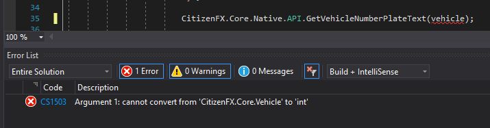 Natives API Has Wrong Parameter Types (C# Visual Studio 2017 ...