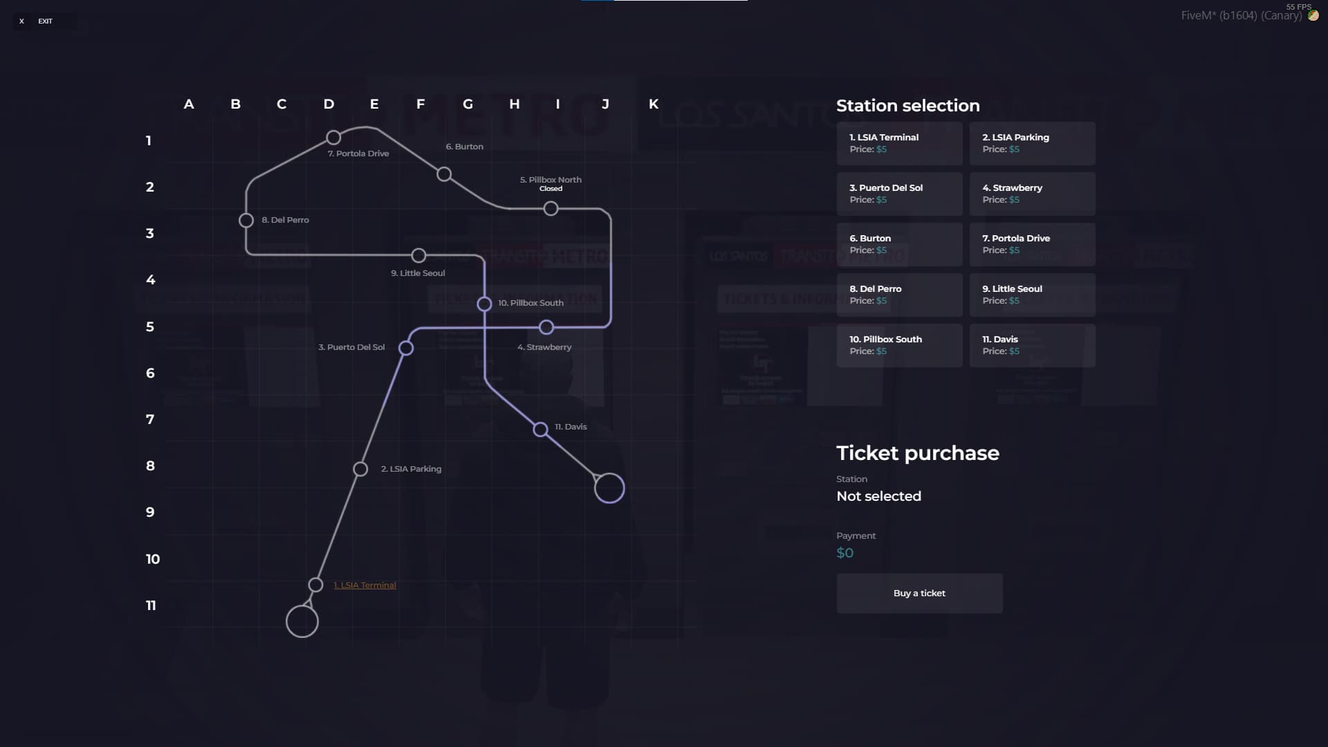 Burevestnik | Train ticket system