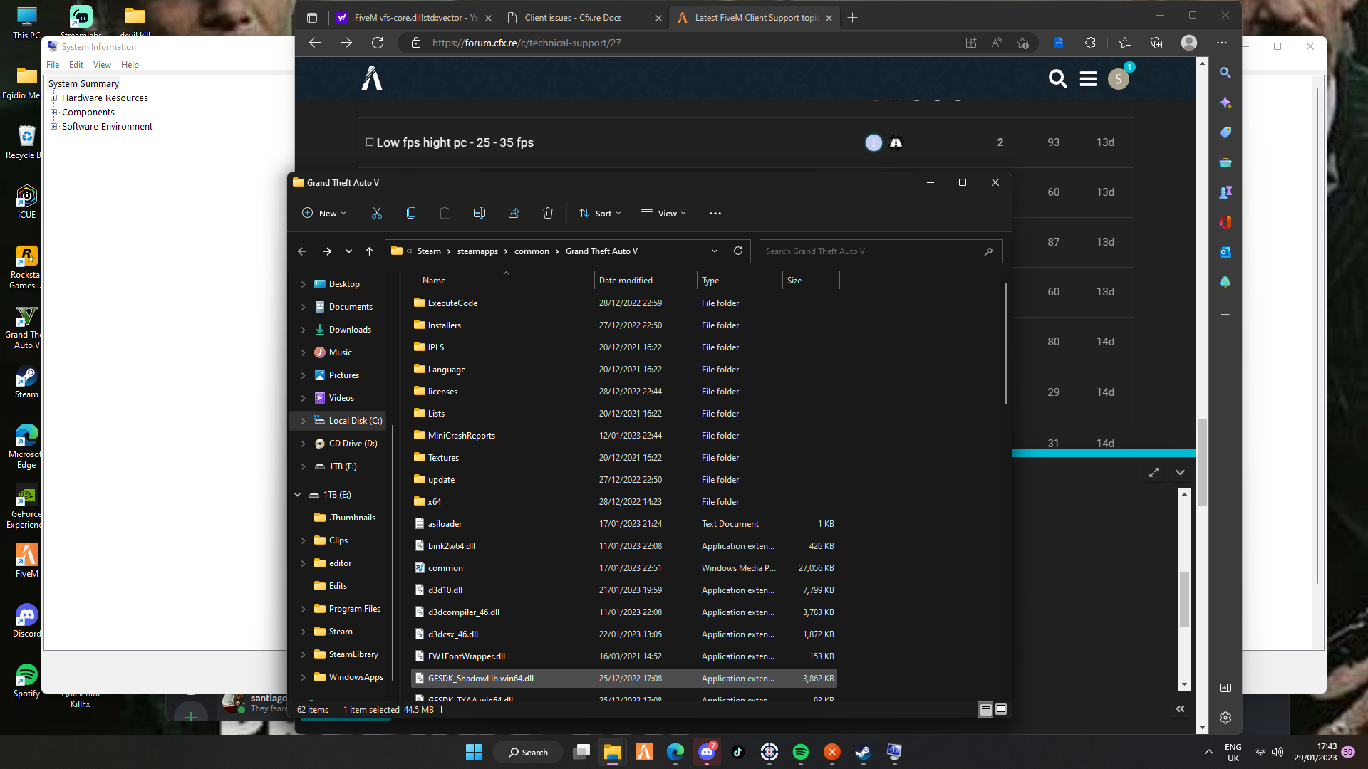 Fivem crashing when trying to open - FiveM Client Support - Cfx.re ...
