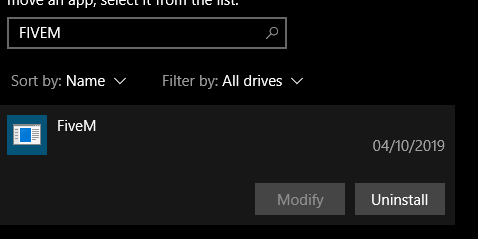 Fivem uninstall failed now cant install - FiveM Client Support - Cfx.re ...