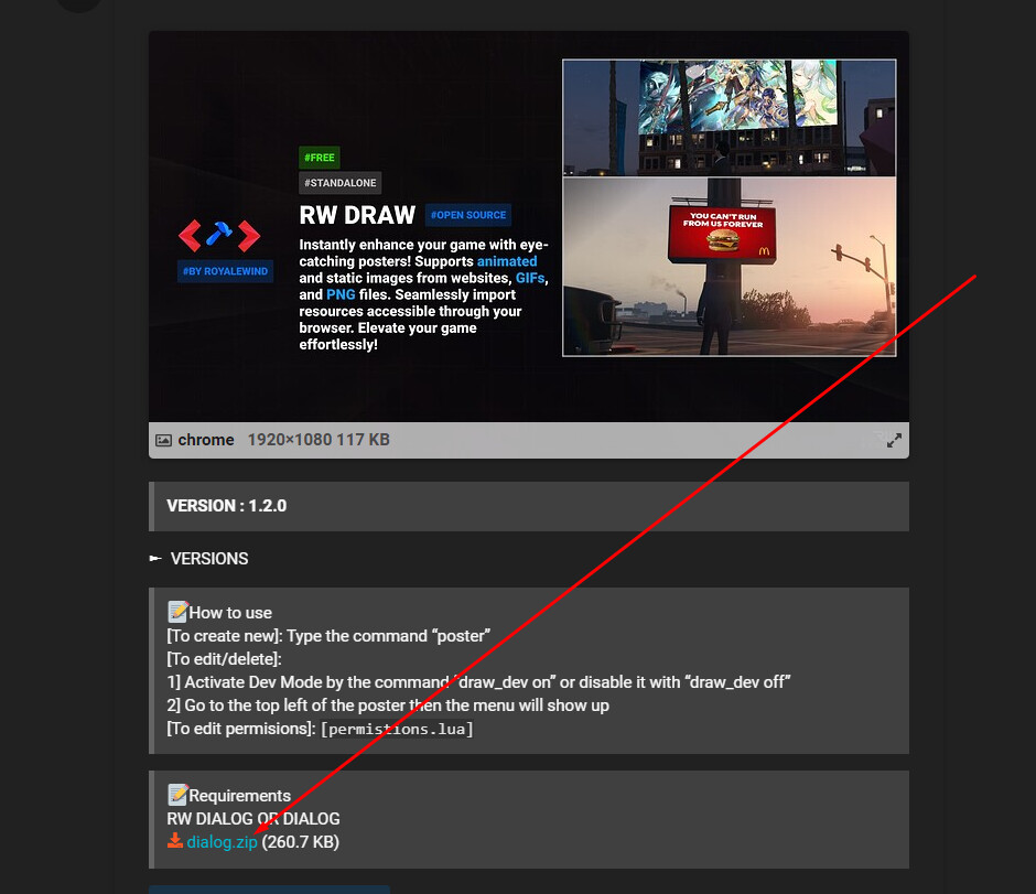 RW DRAW | Make poster easy in real time - FiveM Releases - Cfx.re Community