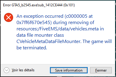 Rockstar Editor Crash - Error unloading random resources when exporting ...