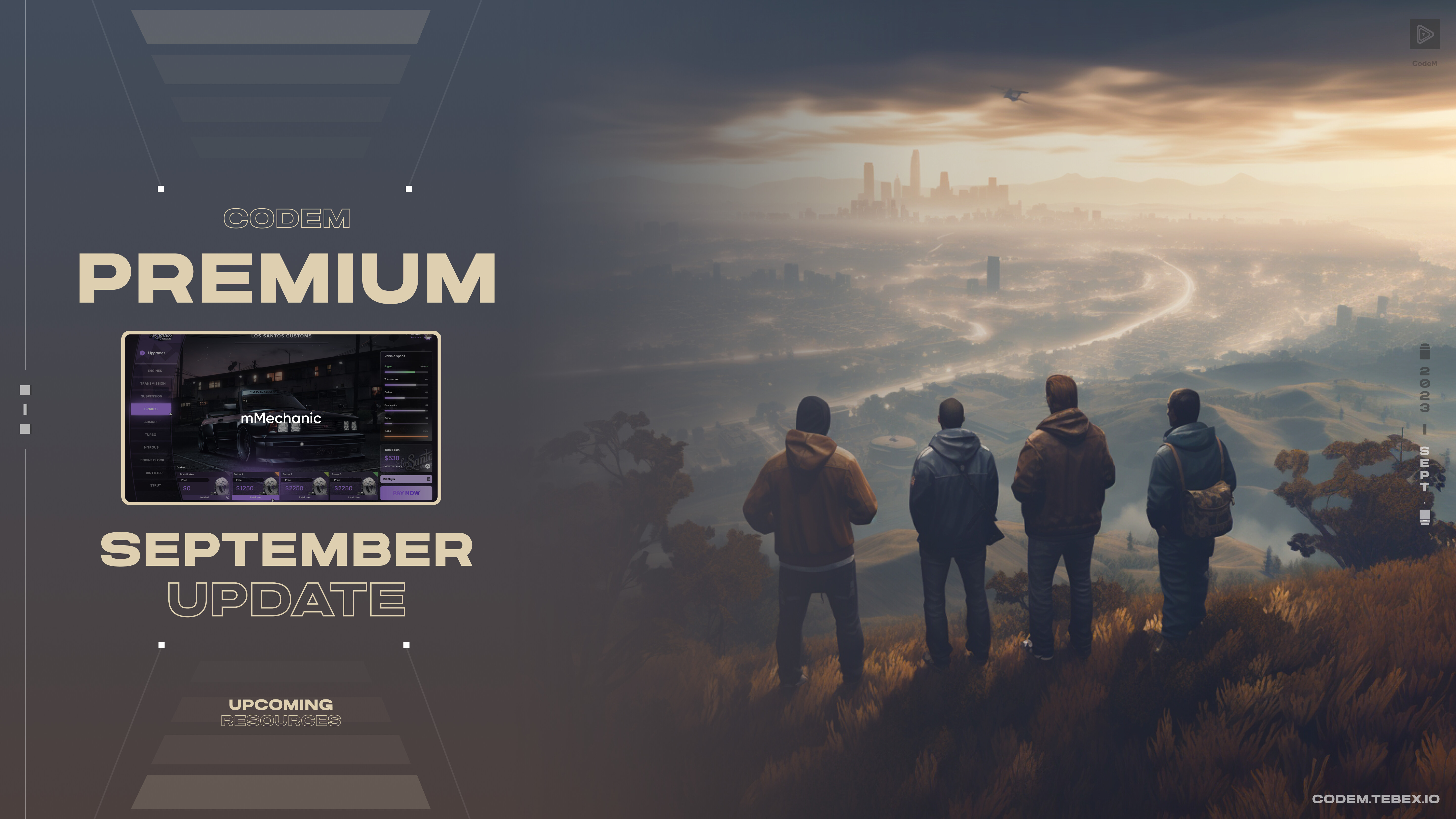 CodeM Premium Monthly September Update - FiveM Releases - Cfx.re Community