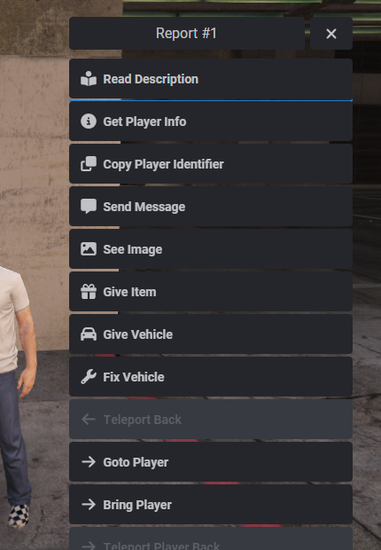 [ESX] Sarmingo Advanced Report Menu - FiveM Releases - Cfx.re Community
