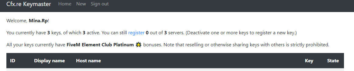 BOOSt key FiveM - Element Club Subscribers - Cfx.re Community