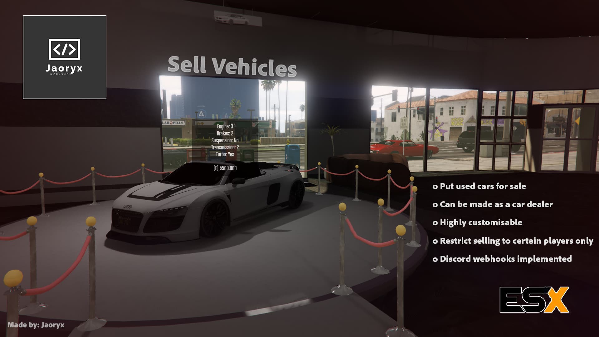 Sellcar Fivem Mercedes Benz E Class AMG 2023 [Add On / FiveM]