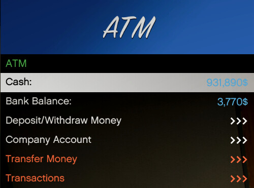 [FREE] [ESX] primeBanking - Banking with company account & transactions - FiveM Releases - Cfx ...