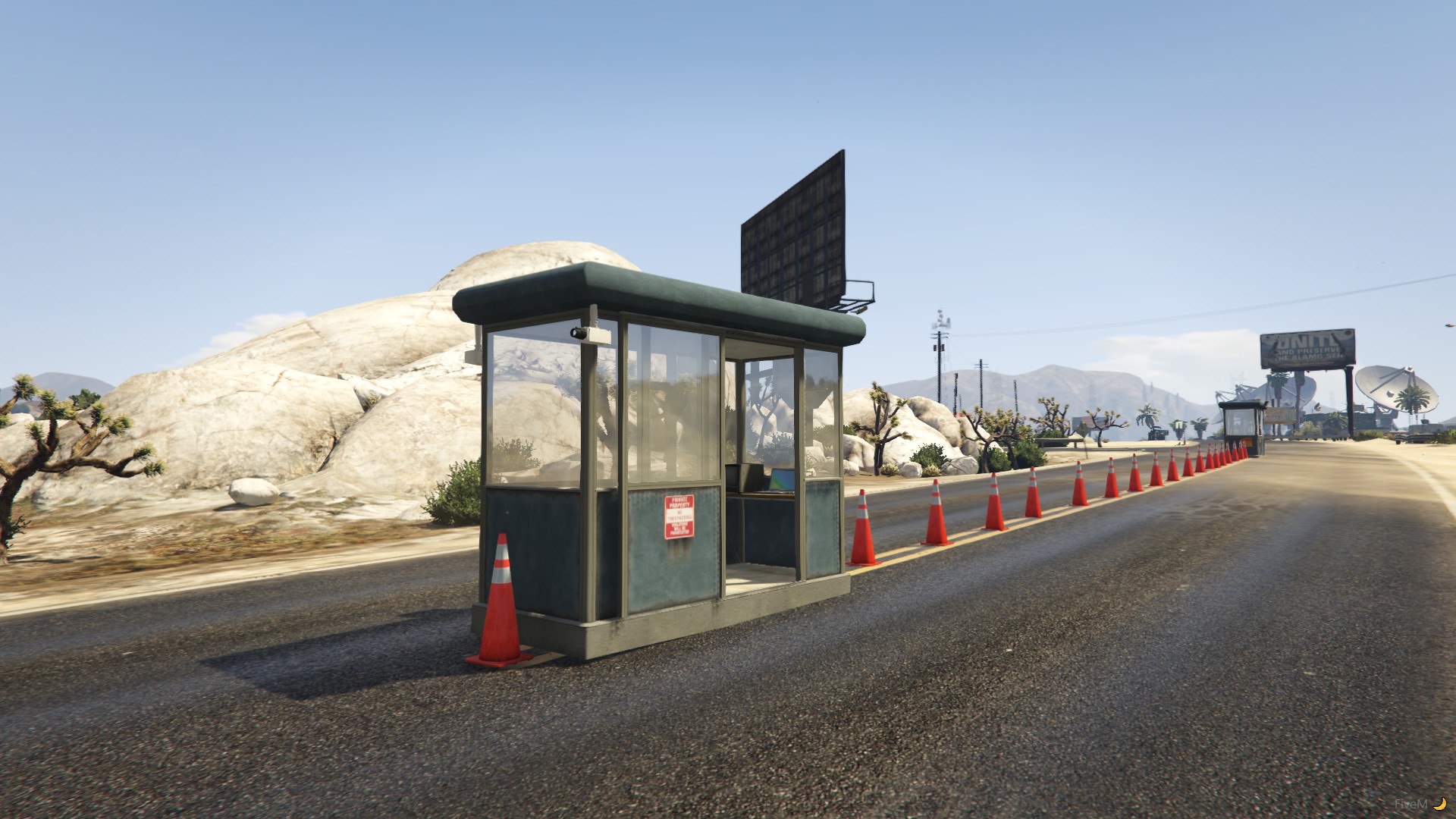 🚓[Free-Release] [FiveM-Ready] Simple Sandy Shores DUI Check Point ...
