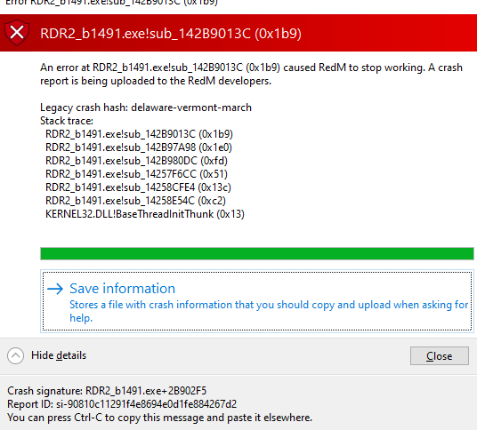 Keep Crashing - RedM Client Support - Cfx.re Community