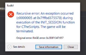 How to fix this? - RedM Client Support - Cfx.re Community