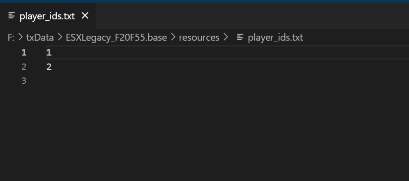 Static Player ID ESX - Discussion - Cfx.re Community