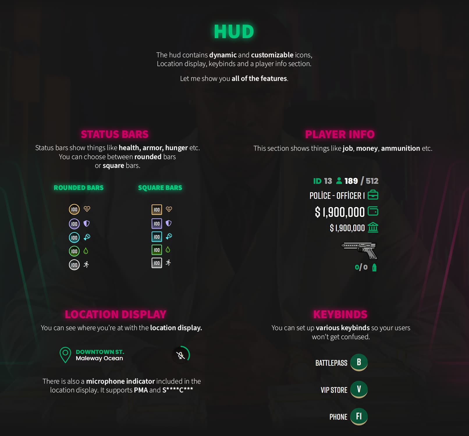 New! Advanced Modern Hud [ESX/QB] - FiveM Releases - Cfx.re Community