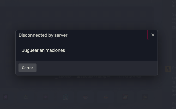Strange error "Bug animation" - FiveM Client Support - Cfx.re Community