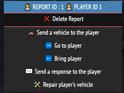 🆘 Infinity Report System [ESX] [PAID] - FiveM Releases - Cfx.re Community