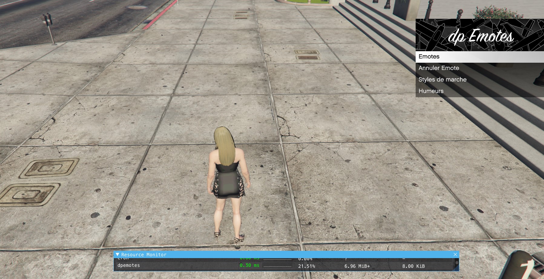 dpEmotes 1.7 (390+ emotes) Walkingstyles, Keybinding, Dances ...