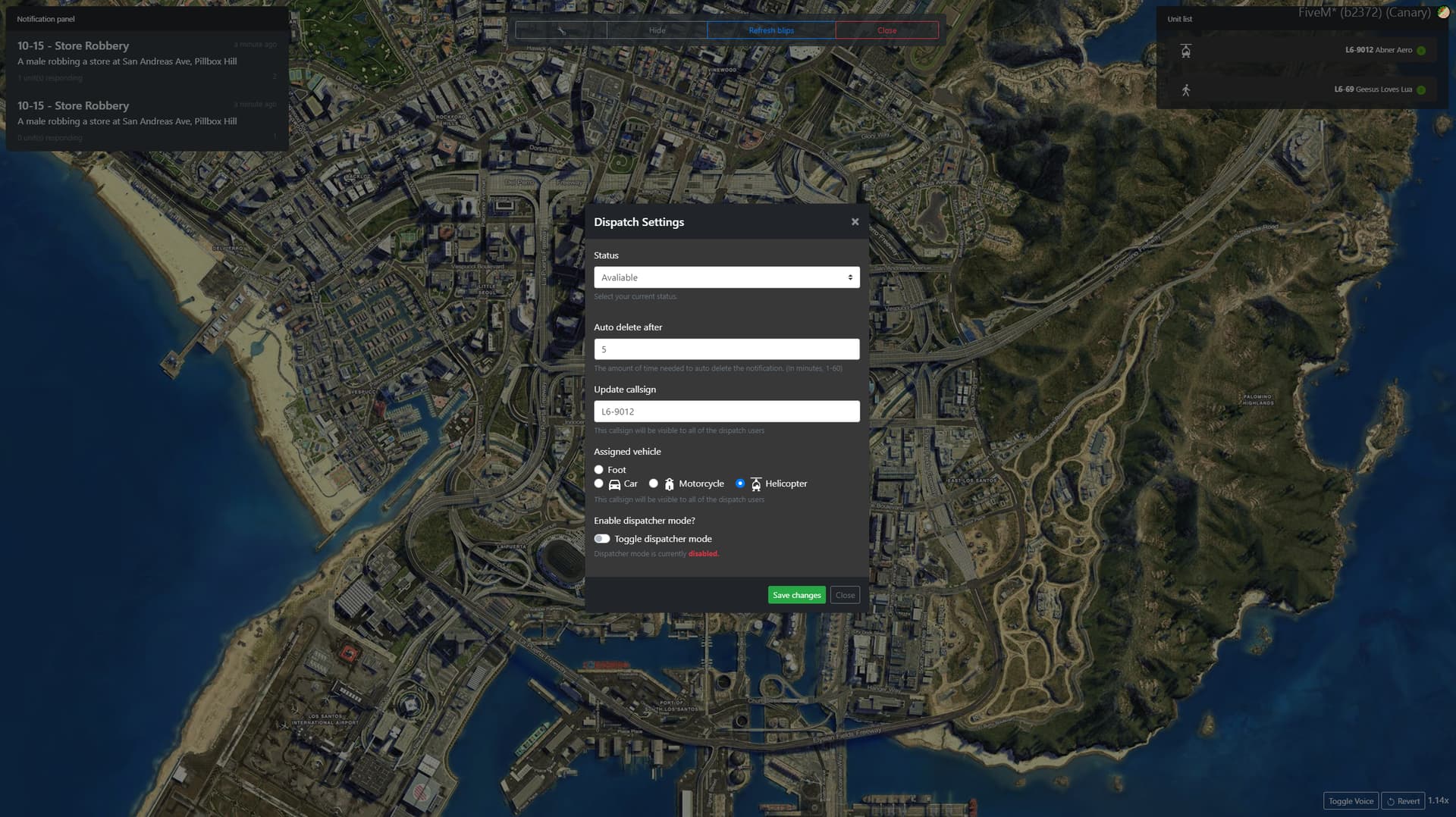 [PAID] Codesign Police Dispatch - Page 3 - FiveM Releases - Cfx.re Community
