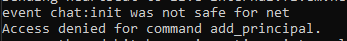 Access denied for command add_principal [HELP] - ES/ESX - Cfx.re Community
