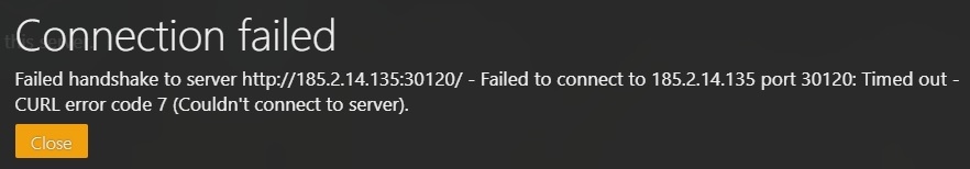 Server connection problem - FiveM Client Support - Cfx.re Community