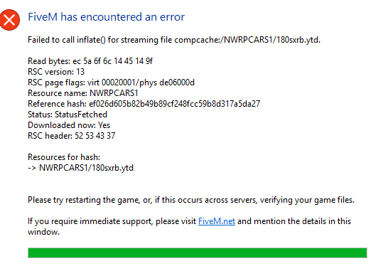 Help with error message! - FiveM Client Support - Cfx.re Community