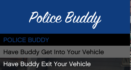[Release] Police Buddy - FiveM Releases - Cfx.re Community