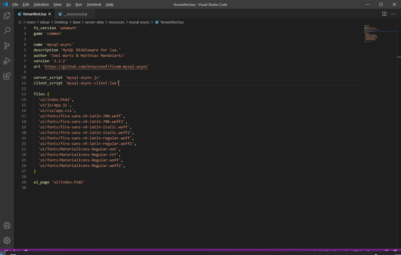 Mysql Async Metadata Not Loading Server Discussion Cfxre Community