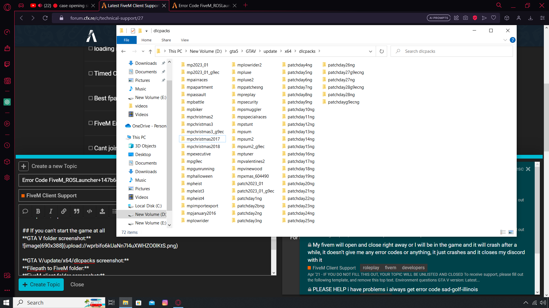 Error Code FiveM_ROSLauncher+147b6c - FiveM Client Support - Cfx.re ...