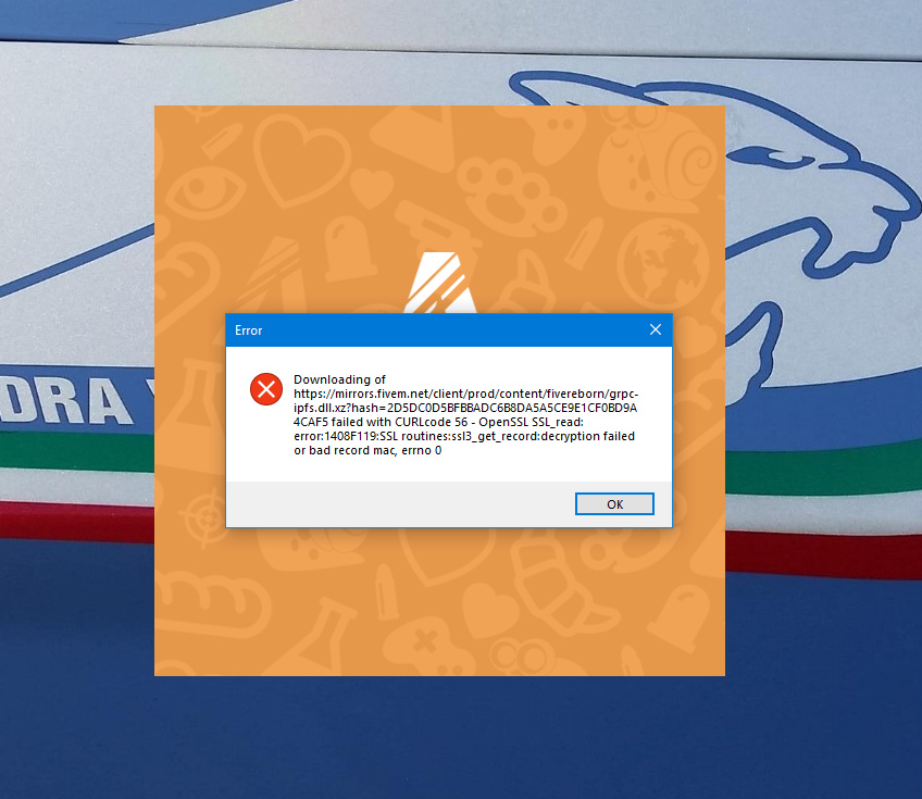 Error download Fivem and crash - FiveM Client Support - Cfx.re Community