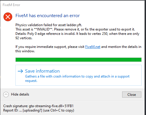 Crash and Error when spawning a vehicle - Resource Support - Cfx.re ...