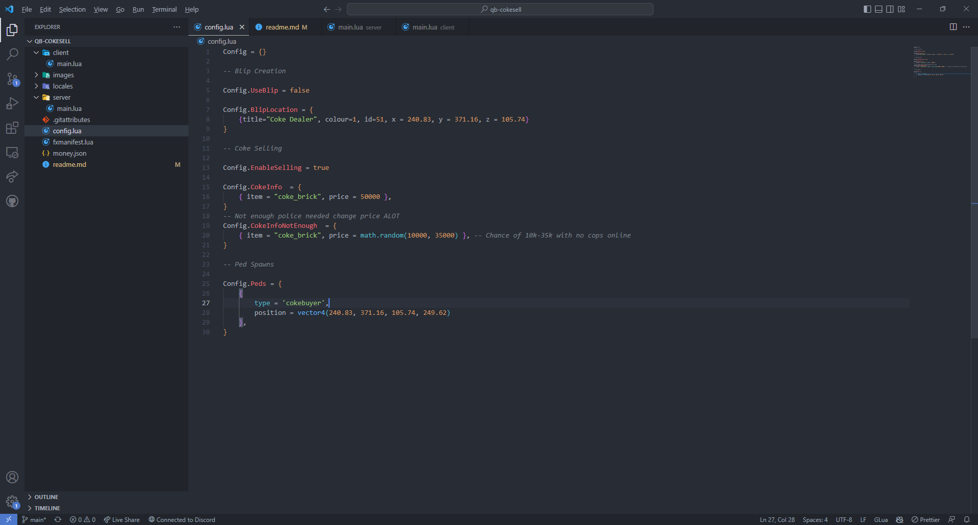 [QBCore] CokeSell Modified - Releases - Cfx.re Community