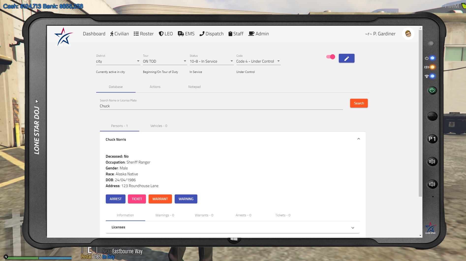 Lone Star DOJ | Soft Whitelisted Community | Police | EMS | Fire ...