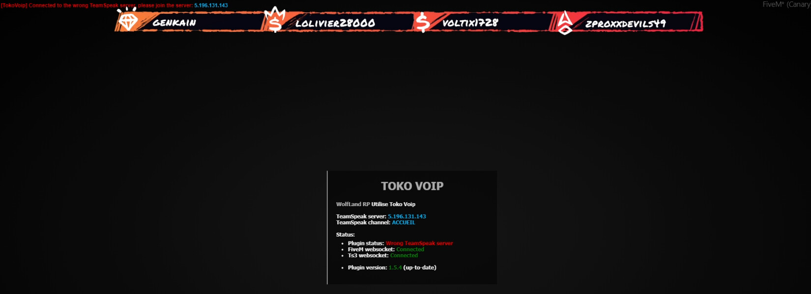 T okoVoip ERROR - Resource Support - Cfx.re Community
