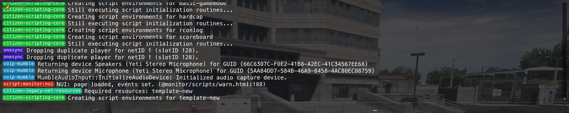 RegisterKeyMapping and Resource Name Change not updating fivem.cfg ...