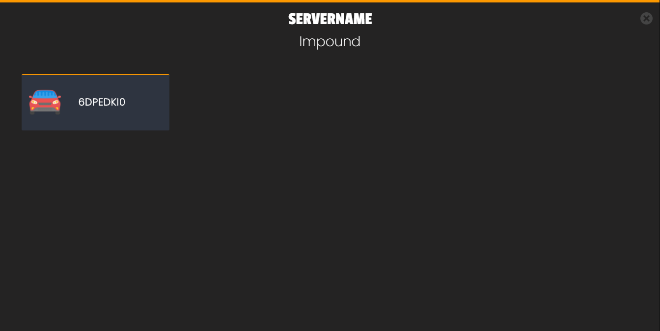 [Release][ESX] Impound UI - FiveM Releases - Cfx.re Community