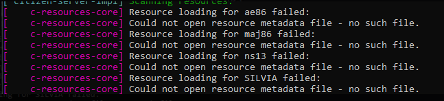 Resources Not Loading - QBCore - Cfx.re Community