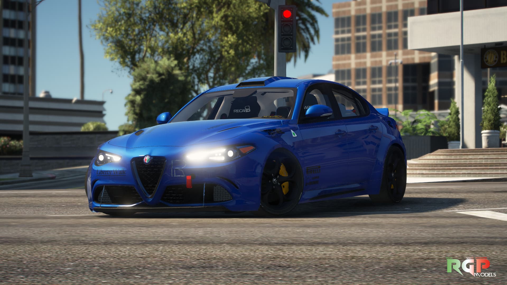 [PAID] ALFA ROMEO GIULIA QUADRIFOGLIO - LIBERTY WALK [Add-on] - FiveM ...