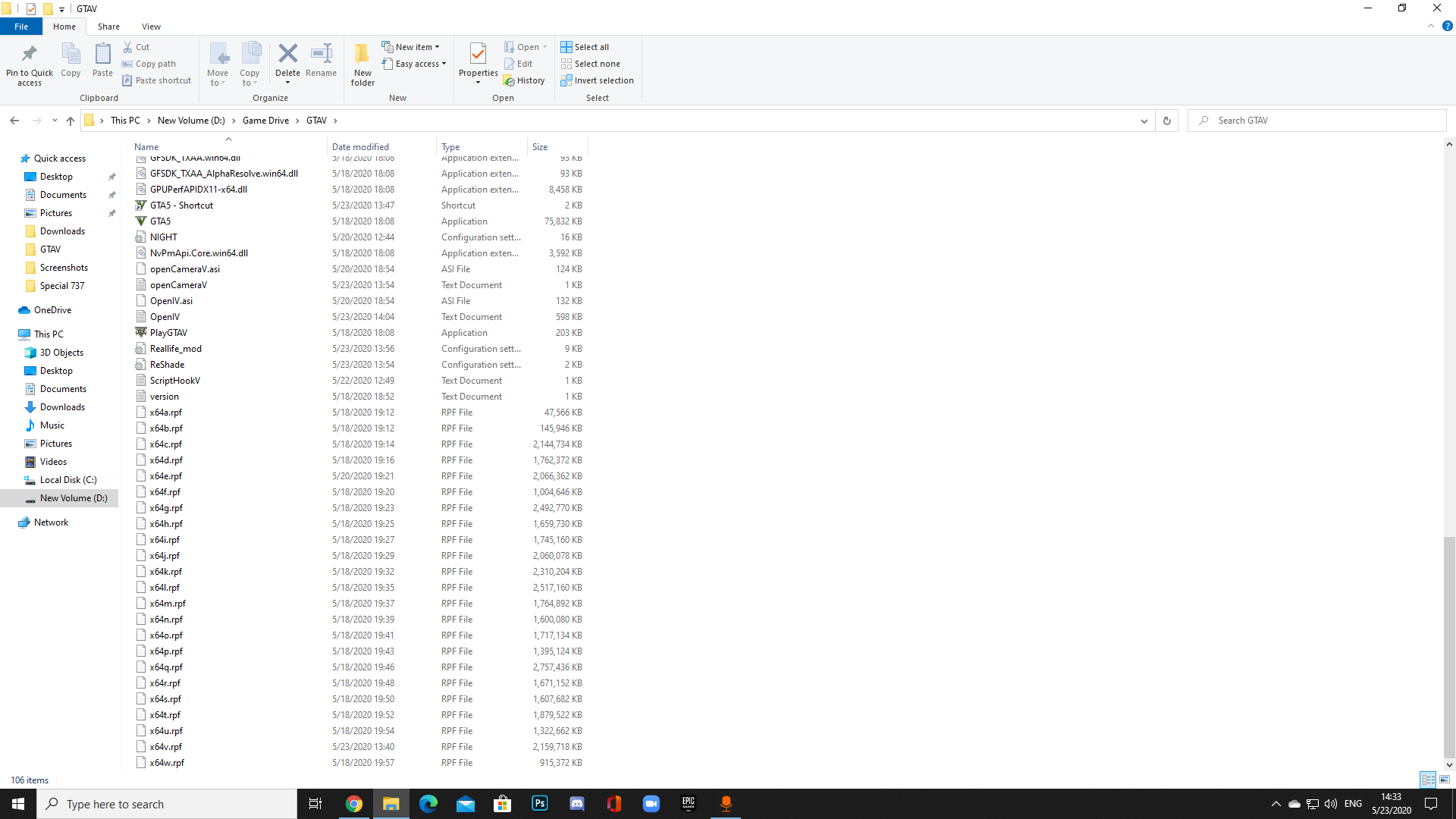 I mod the game files for the Marshmello Mod in x64v.rpf it works fine ...